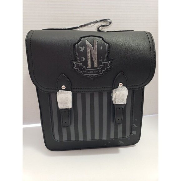 Hot Topic | Bags | Wednesday Addams Nevermore Academy Mini Backpack ...